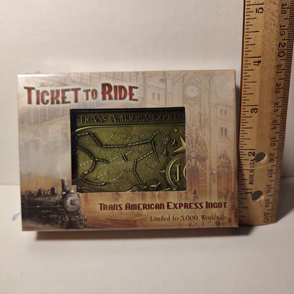 Days Of Wonder | Art | Ticket To Ride Trans America Express Embossed ...